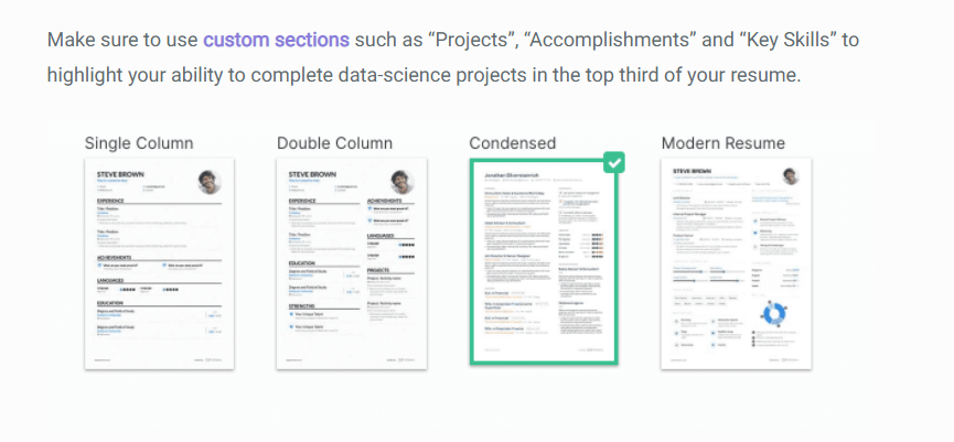 How To Make Data Science Resume To Land Interviews Data Science And Machine Learning Kaggle