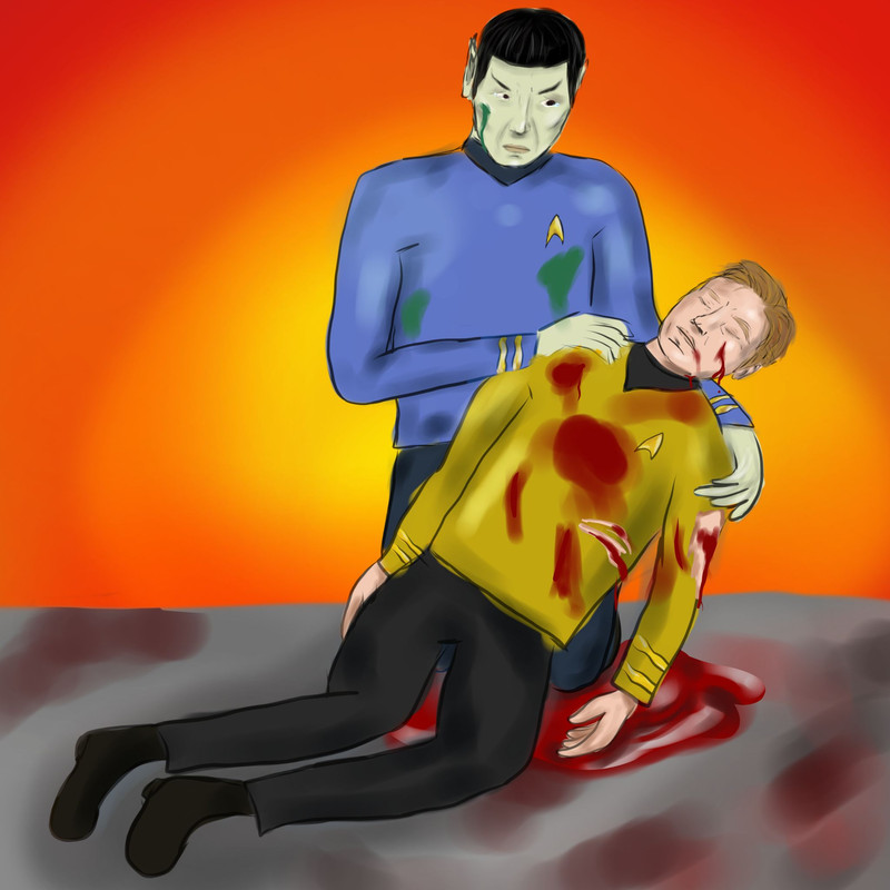 Spirk fanart - Chapter 4 - CopperyHeart - Star Trek: The Original Series [Archive of Our Own]