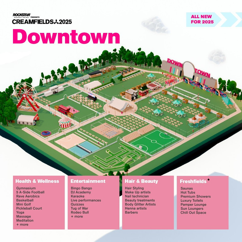 Creamfields reveals brand-new Downtown area for 2025 | Skiddle