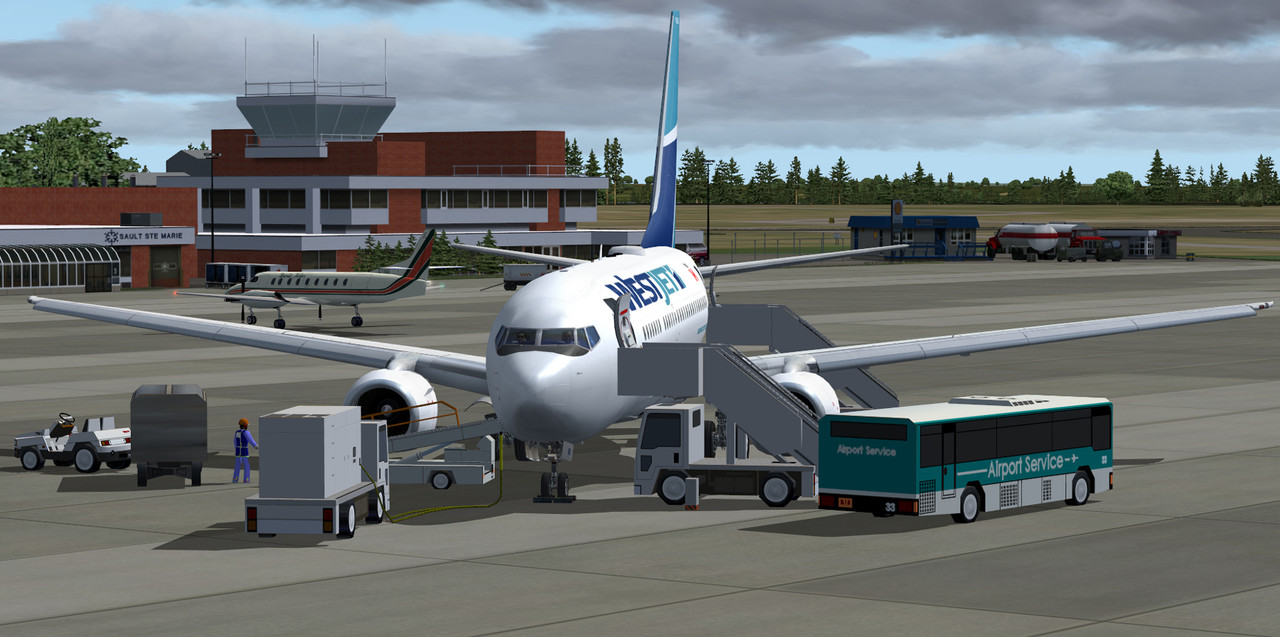 Neue, farbigere Bemalungen für die Bodenfahrzeuge der Flugzeuge von TDS ...