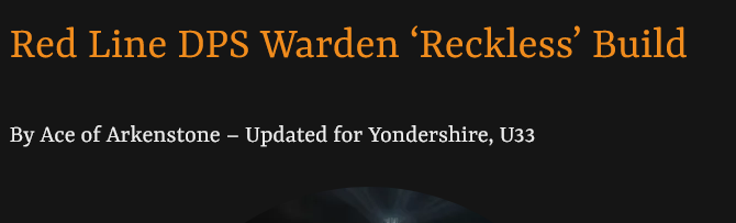 Updated online class/questing guides source? | The Lord of the Rings ...