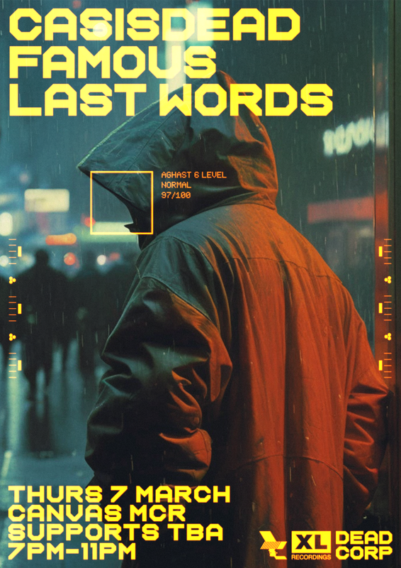 The Warehouse Project brings rapper Casisdead to Canvas | Skiddle