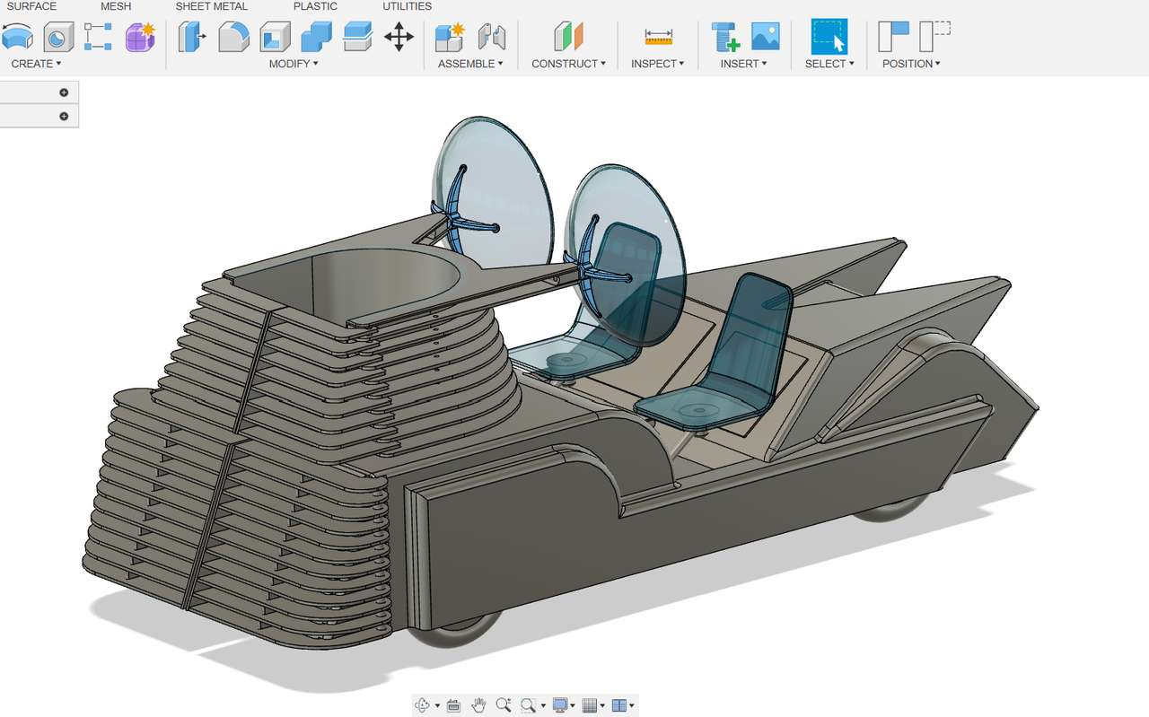 Forbidden Planet Jeep - Work In Progress - SF & RealSpace ...