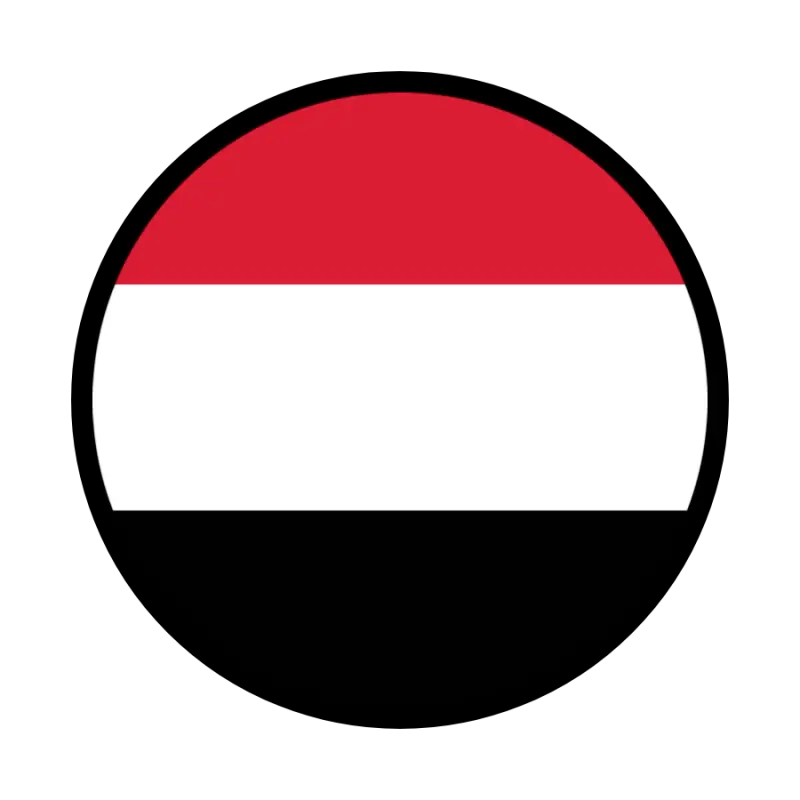 circle flag of yemen free png — Postimages