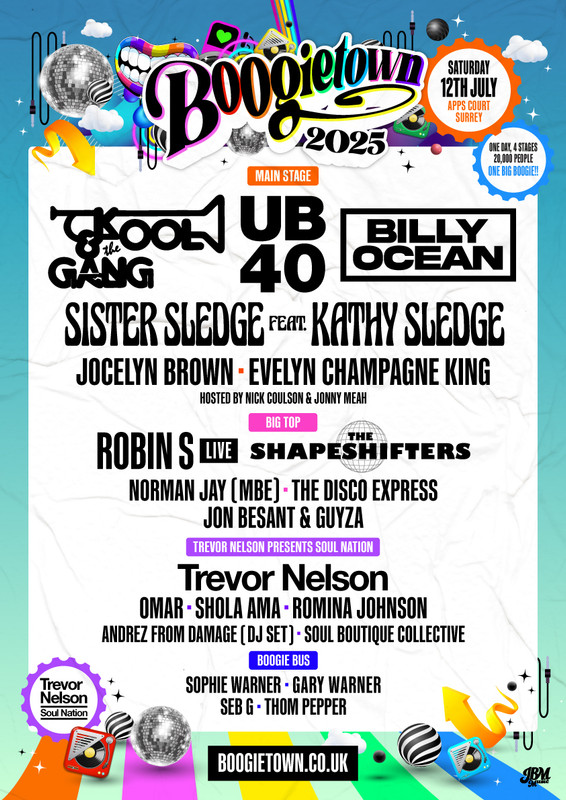 Boogietown 2025 unveils its glorious full lineup | Skiddle