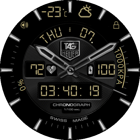 Dual time zone watch face - Amazfit Watch faces