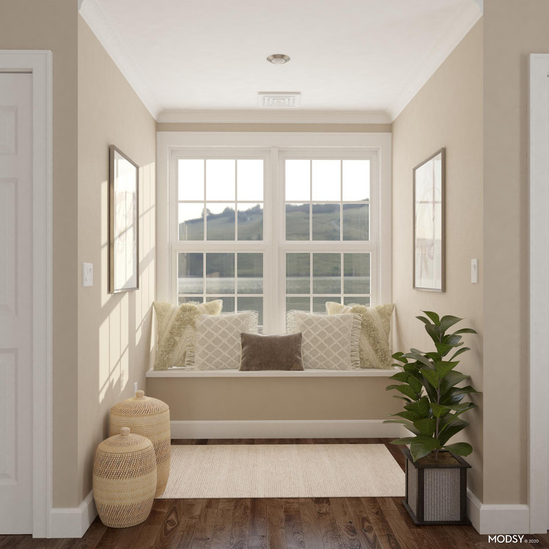 Cozy Window Nook Minimalist Bedroom Design — Postimages