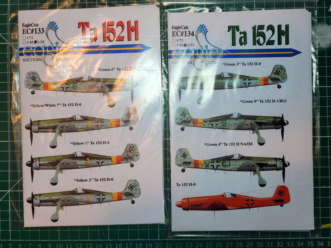1/32 ZM Ta152 H-1 "Green 9" - Works in Progress - Large Scale Planes