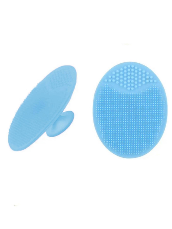 Perie faciala mini tip discheta din silicon pentru curatarea fetei si ...