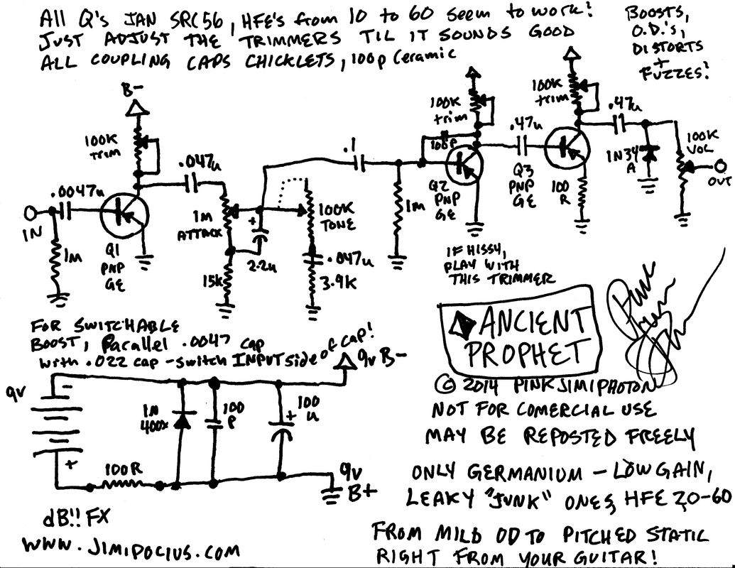 ancient prophet fuzz 1a schematic — Postimages