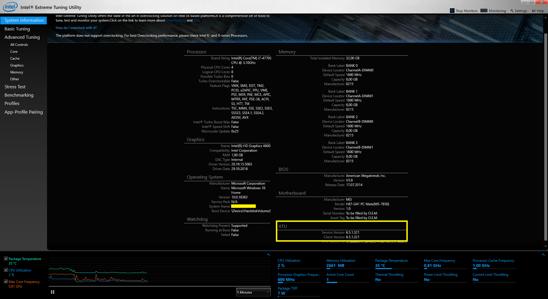 intel XTU — Postimages