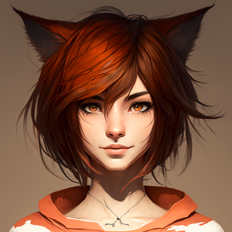 Viktr kitsune brown bob haircut brown eyes d8fdd834 b93c 47dd b06d ...