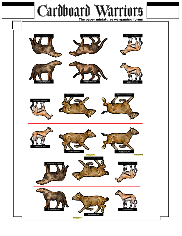 Anoplotherium Leptotherium Paleotherium — Postimages