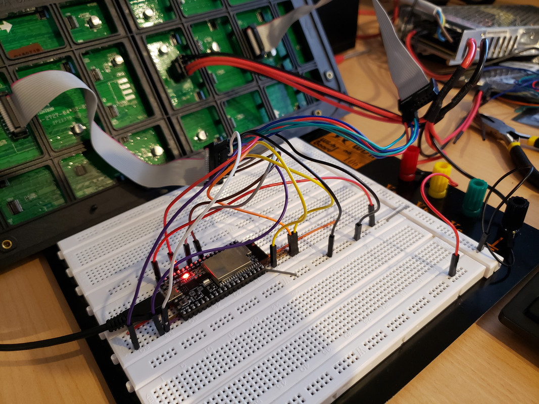 [SOLVED] Trying to use PxMatrix library - ESP32 Forum
