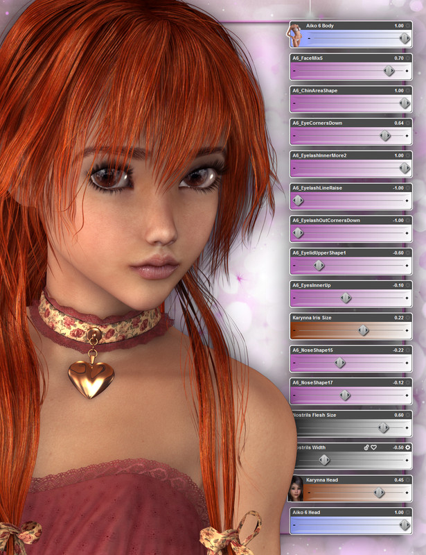 (FILLED 2023-01-31) Aiko 6 Face Morph Resource Kit - Free Daz 3D Models