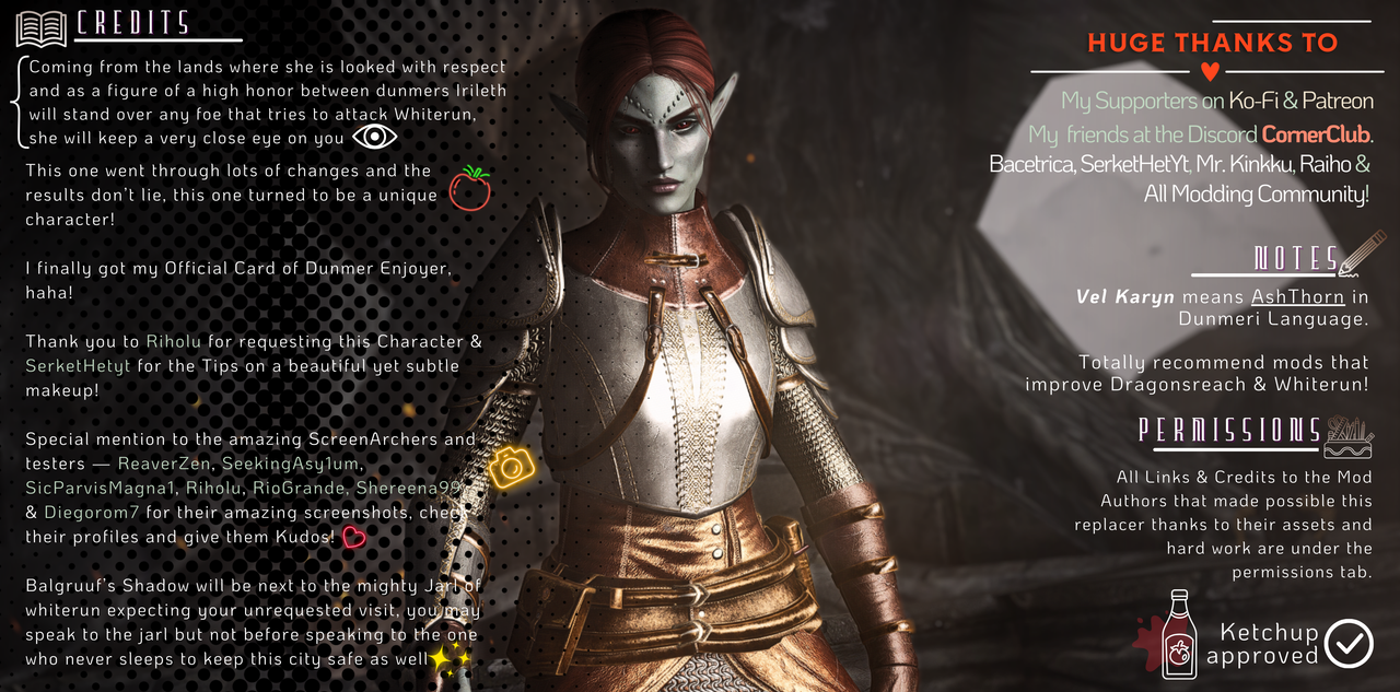 AshThorn - WeelBones' Irileth Overhaul at Skyrim Special Edition Nexus ...