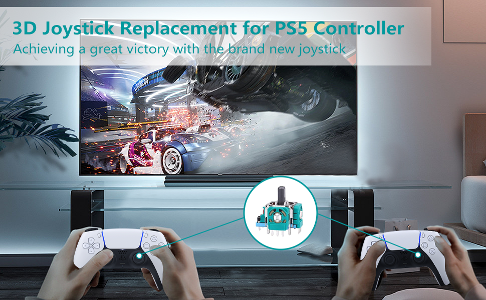 Analóg Joystick PS5 vezérlőkészlet, 4 joystickkal, 4 potenciométerrel ...
