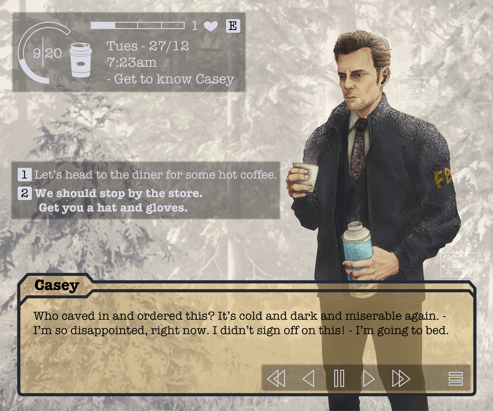 Thriller? I Hardly Know Her, An Alex Casey Dating Sim - Chapter 1 ...