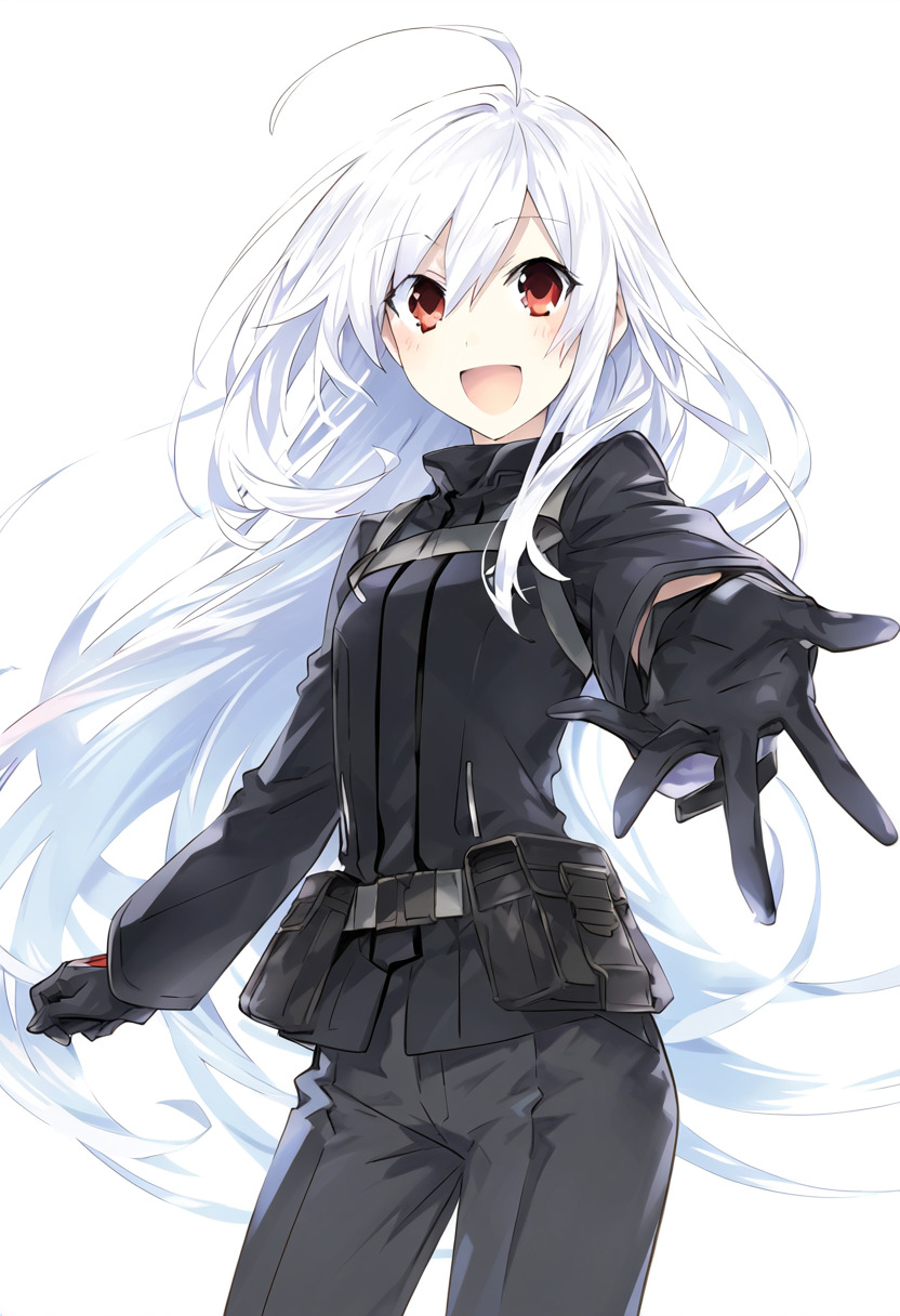 1girl kuroyukihime fujimaru ritsuka female polar chaldea uniform accel ...