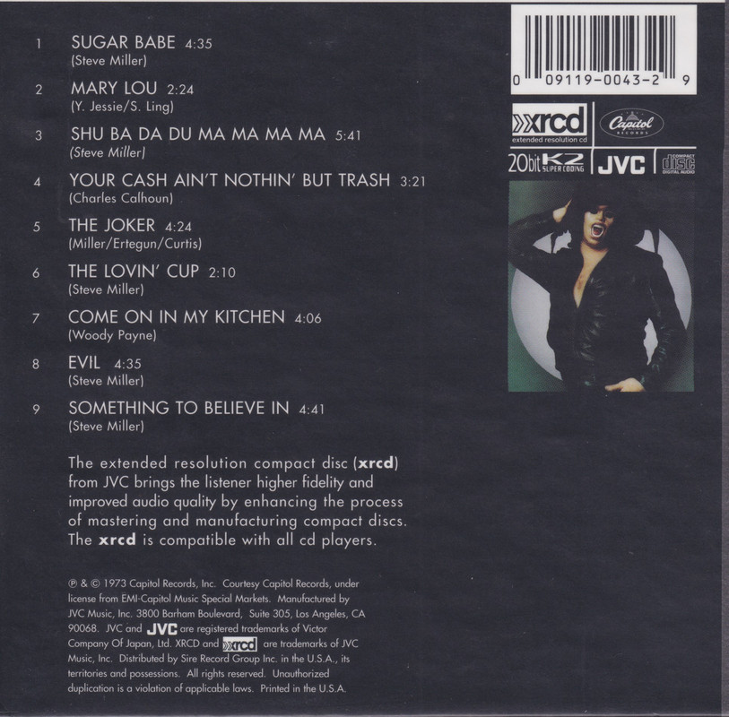 Download Steve Miller-The Joker (1973) JVC XRCD remaster EAC FLAC ...