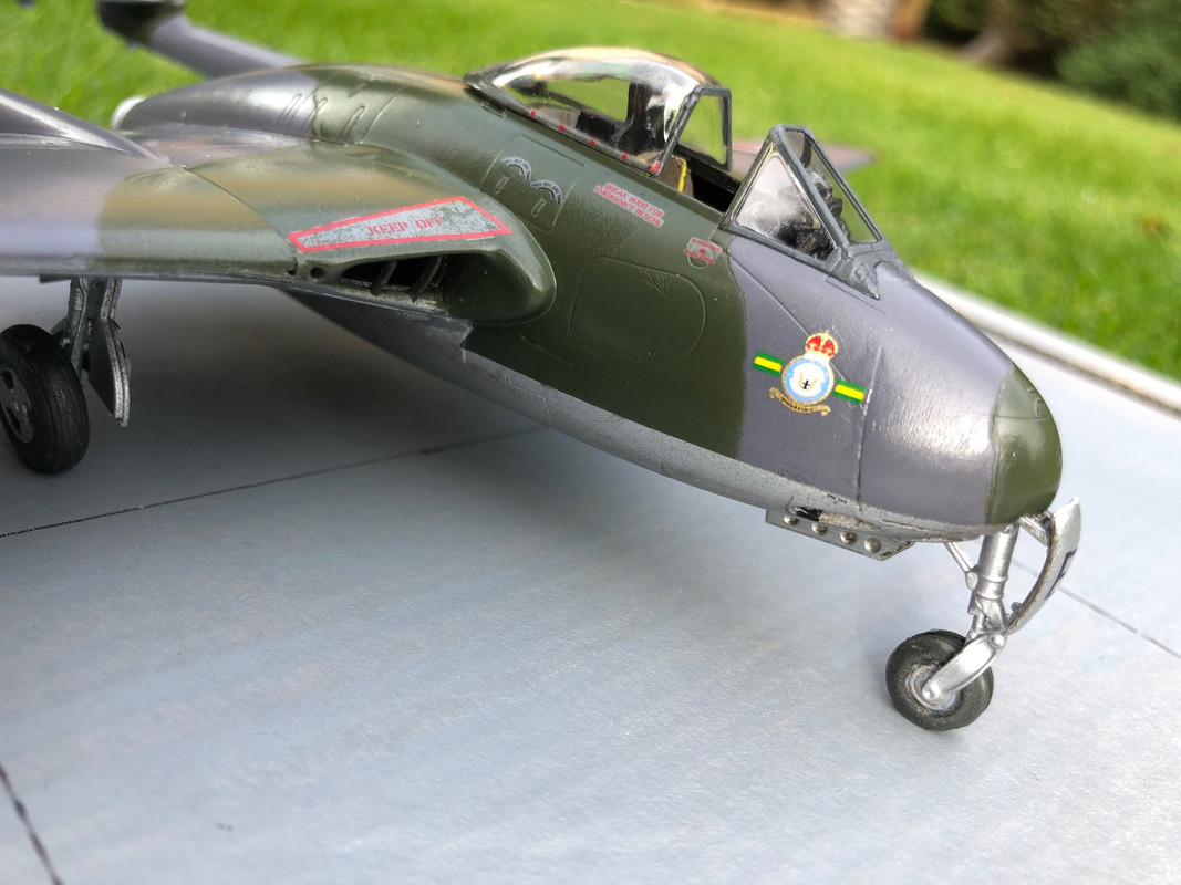 Vampire FB.5, VV632/E, No. 613 (Manchester) Sqn, RAuxAF, RAF Ringway ...