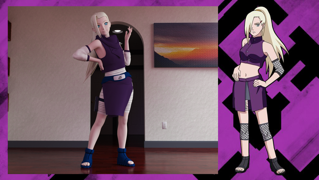 Naruto - Yamanaka Ino (by Shinteo)- Genin To Adult Custom Bundle (First ...