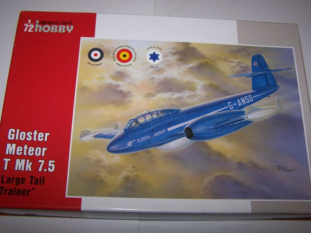 Tim's Special Hobby 1/72 GAC civilian Meteor T7 -- COMPLETED - Gloster ...