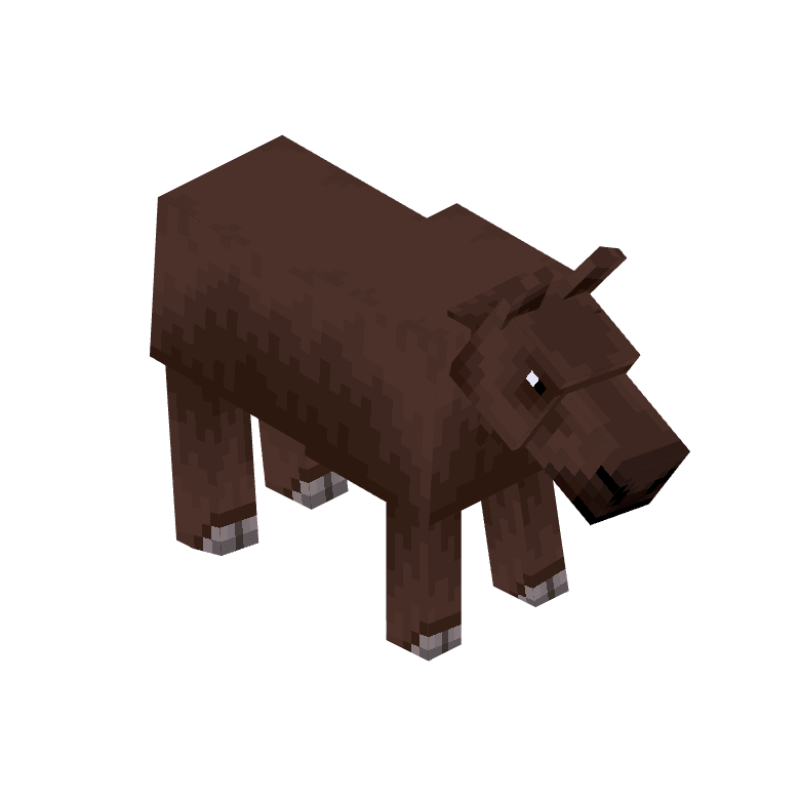 Bull & Cow Moose - Blockbench Custom Model | Medieval Unlimited Server
