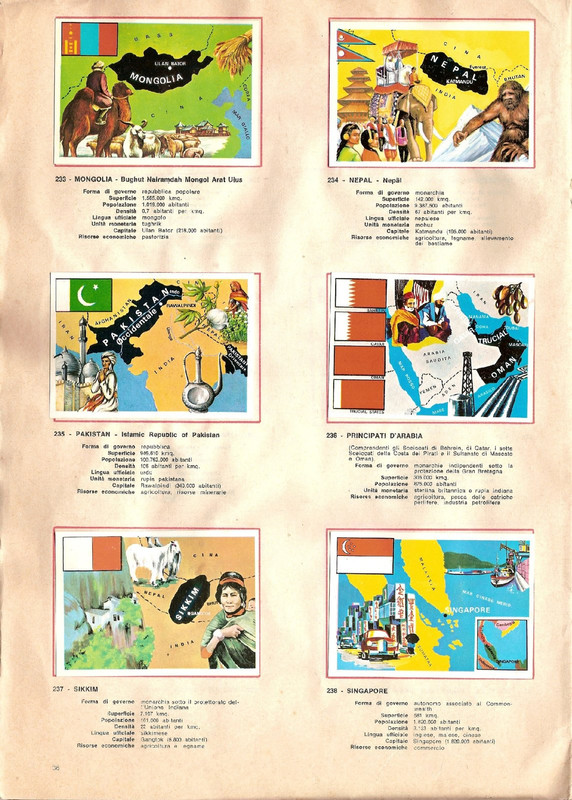 ALbum La Terra, Il Pianeta sul Quale Viviamo 1966 Panini 38 — Postimages