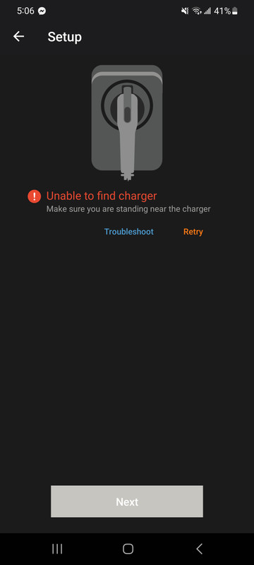 Can't access ChargePoint home charger through app (network error) : r ...
