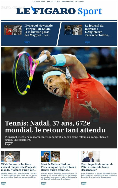 lefigaro sport 750 — Postimages