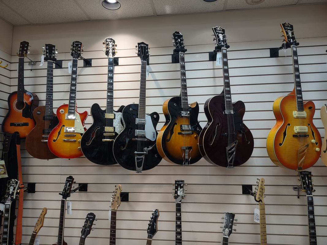 Interesting Pawn Shop guitar inventory, D'Angelico content (TX ...