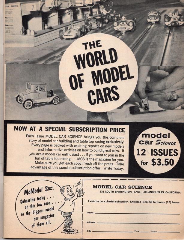 Model Car and Science - March 1964 | SlotForum