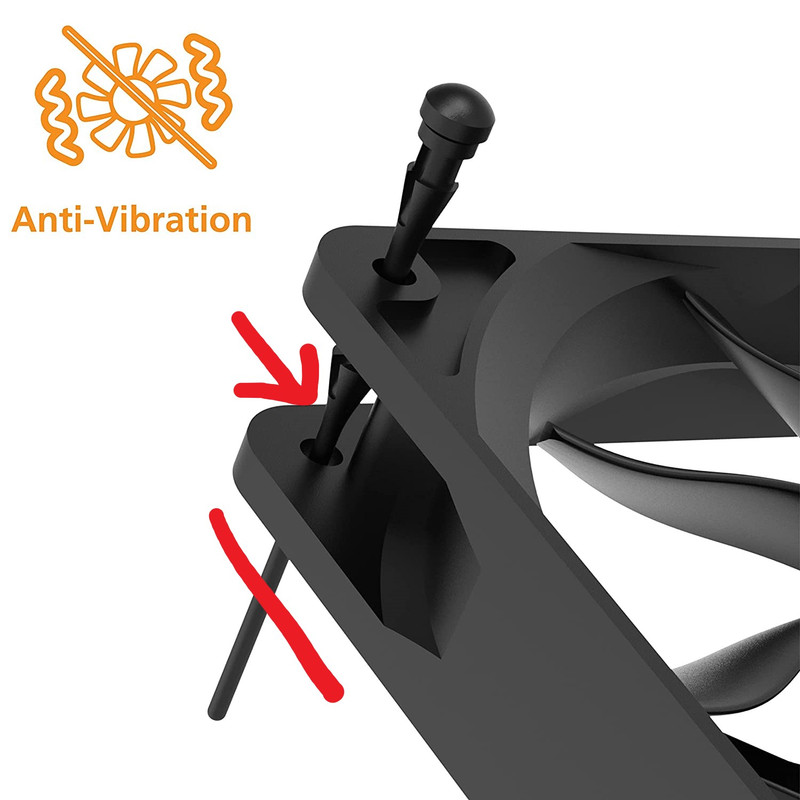 Foe those using Noctua anti-vibration mounts, do you snip off the ...