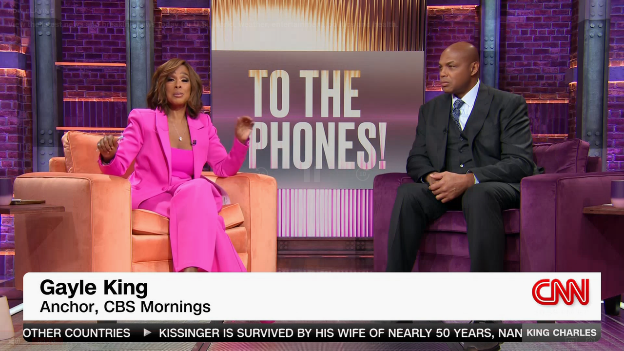 King Charles show Gayle King has day show — Postimages