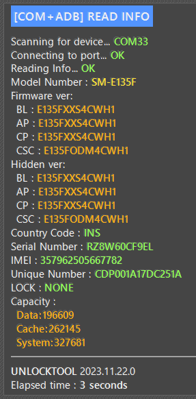Samsung a13 (sm-a135f) android 12 remove frp easy with eft pro - GSM-Forum