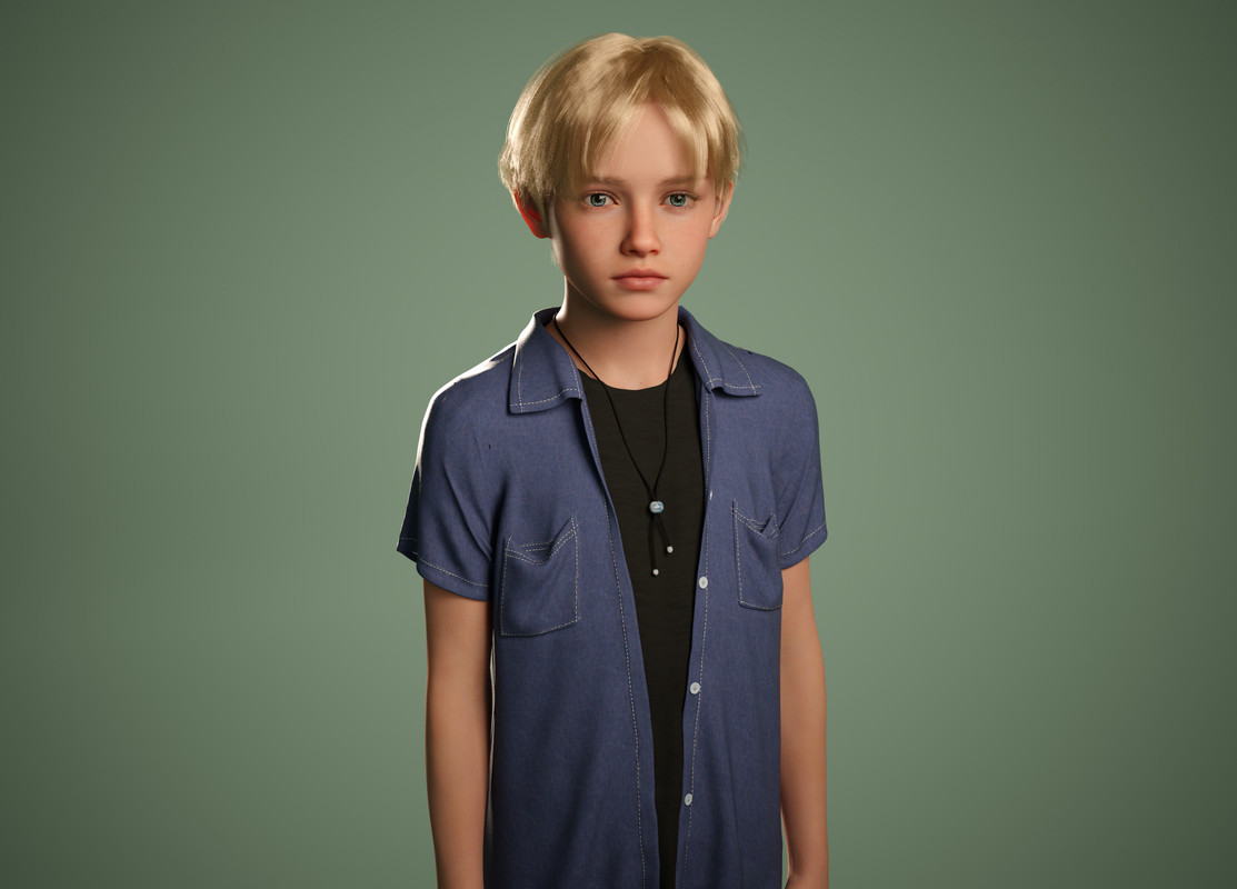 Realistic Female 3D Model - Free Daz 3D Models