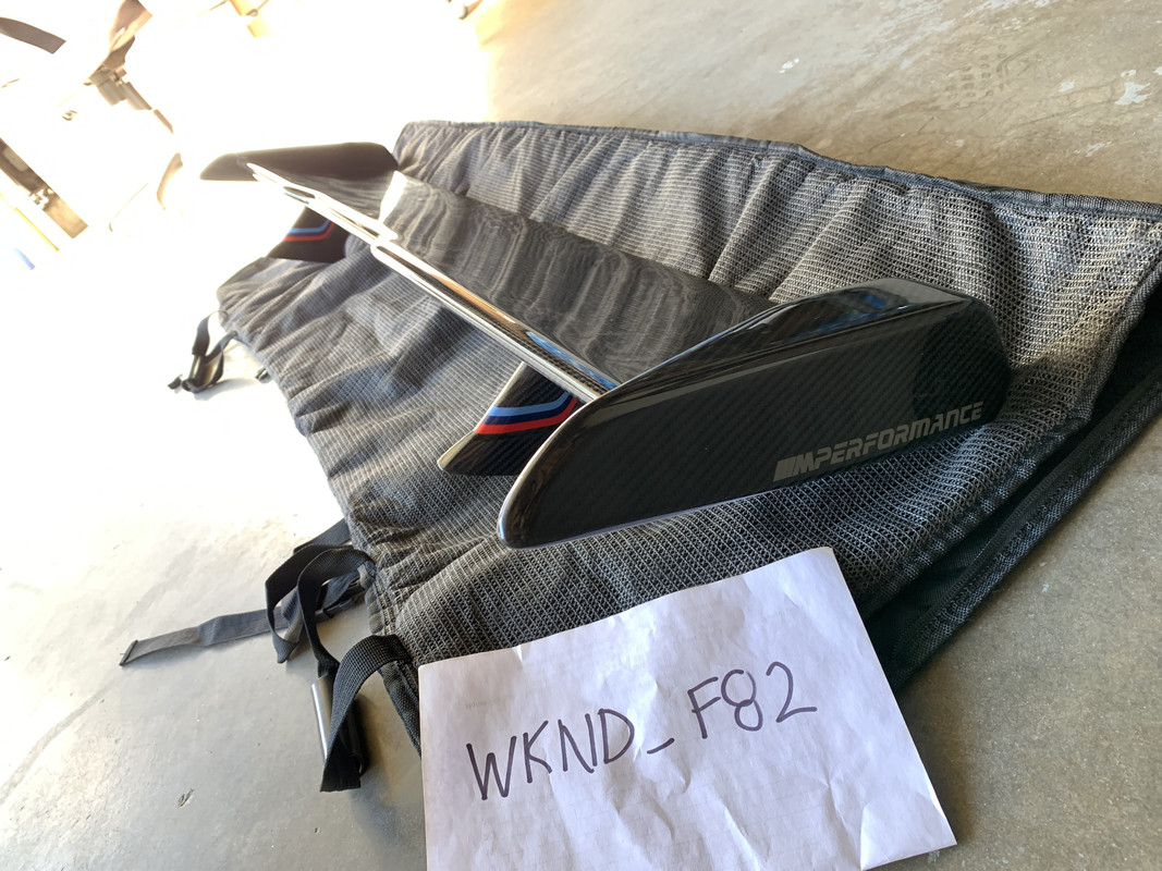 FS: OEM M Performance Carbon Fiber Flow Through Spoiler Kit