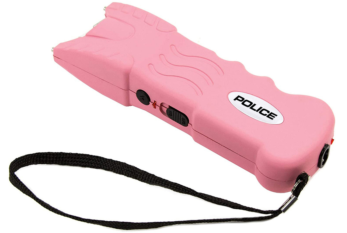 Taser Gun Mini Stun Gun With Flashlight - Rechargeable Self Defense ...