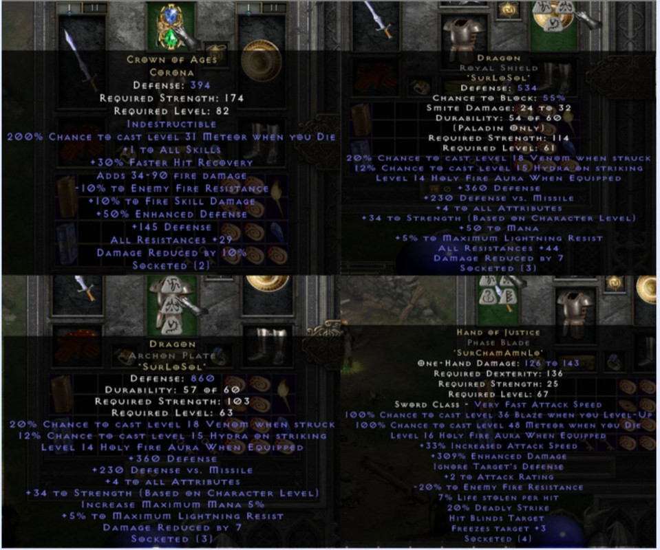 Auradin Full Set - Topic - d2jsp