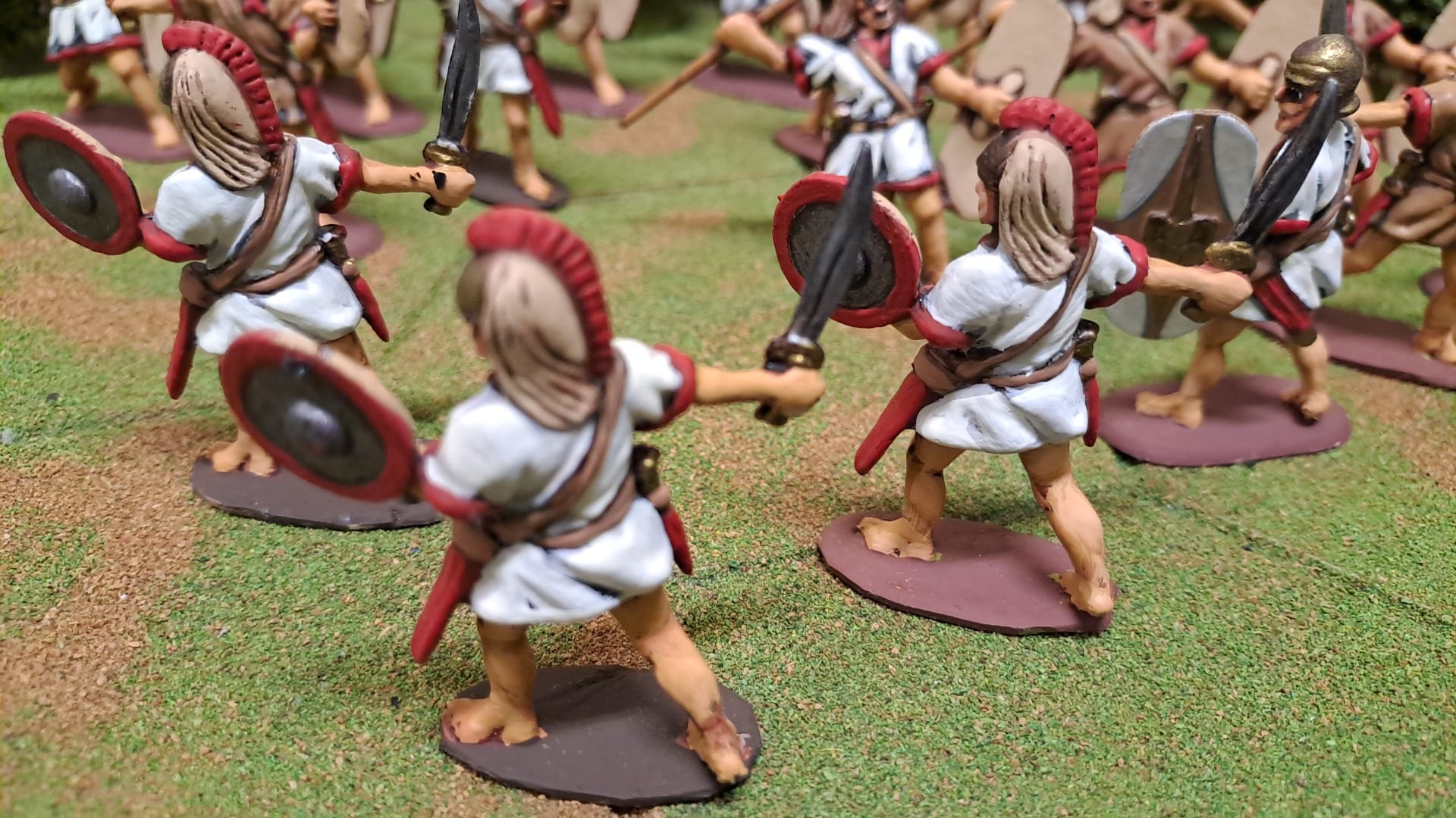 Hannibal's Army PUNIC W 54 MM Hisp Warriors 03 — Postimages