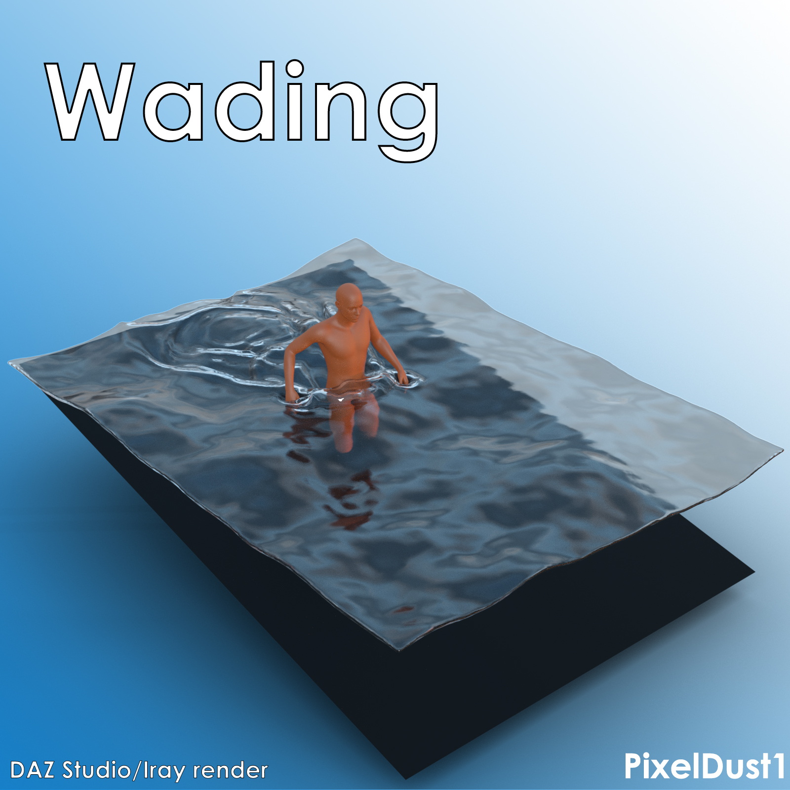 (FILLED 2022-09-01) Wading - Free Daz 3D Models