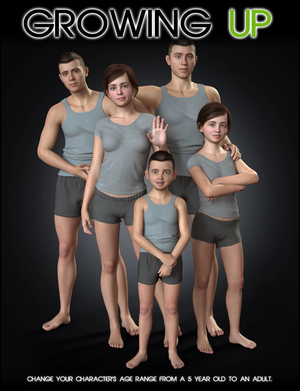 (ON THE BLOG) Growing Up For Genesis 9 - Free Daz 3D Models