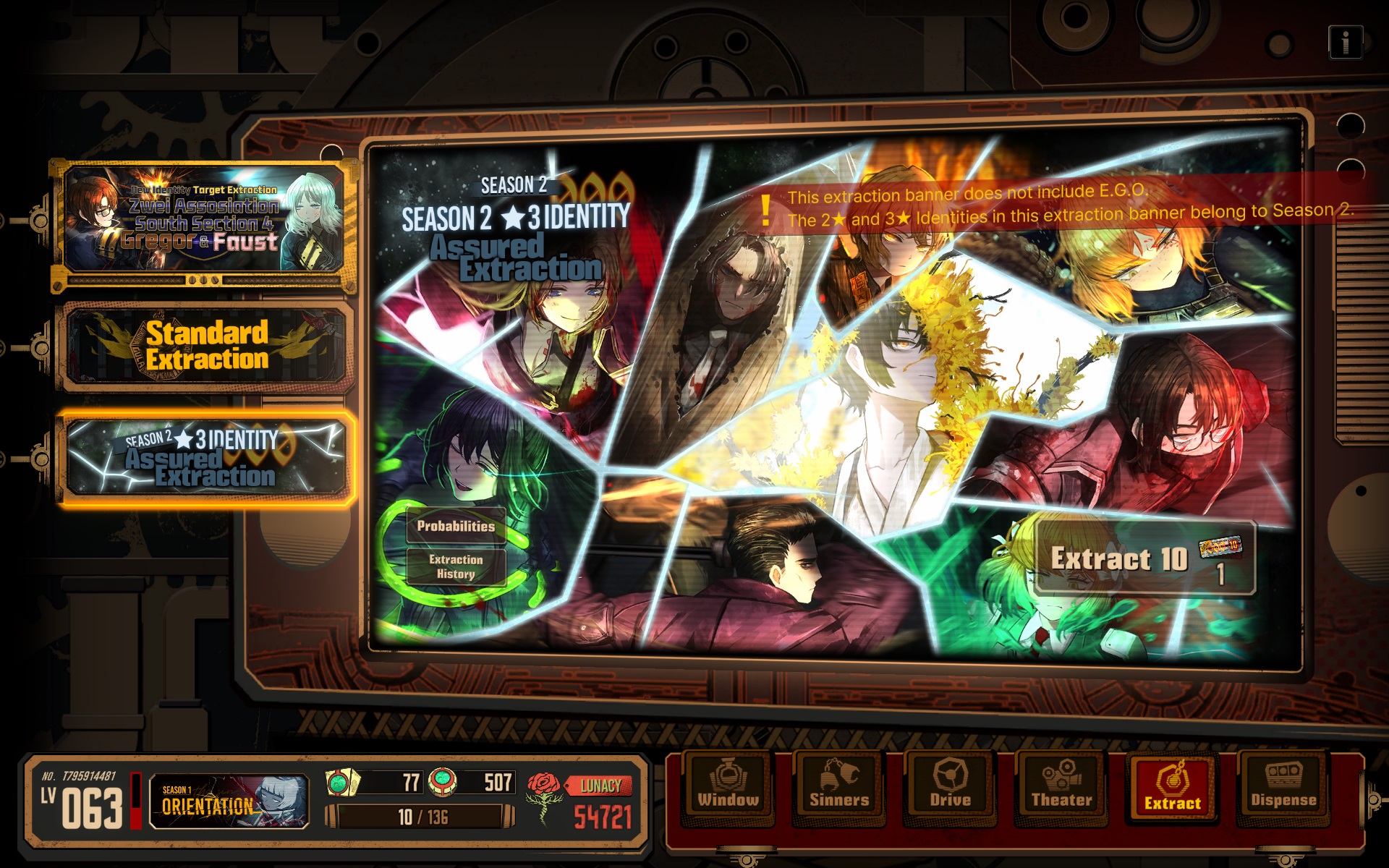 Special Attendance Check Event : r/limbuscompany