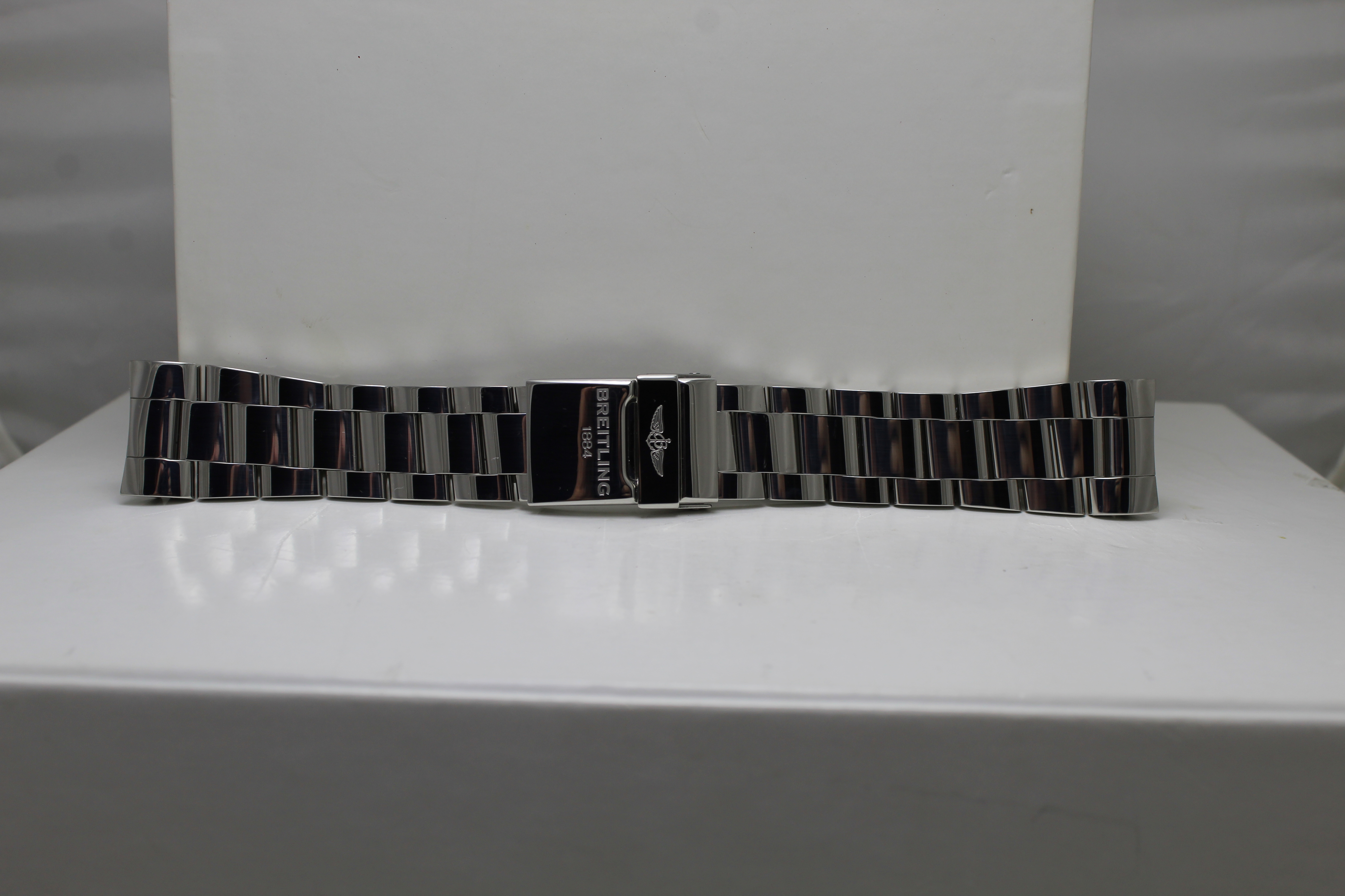 SALE! Breitling 24mm Professional 3 Polished Stainless Bracelet 168A ...