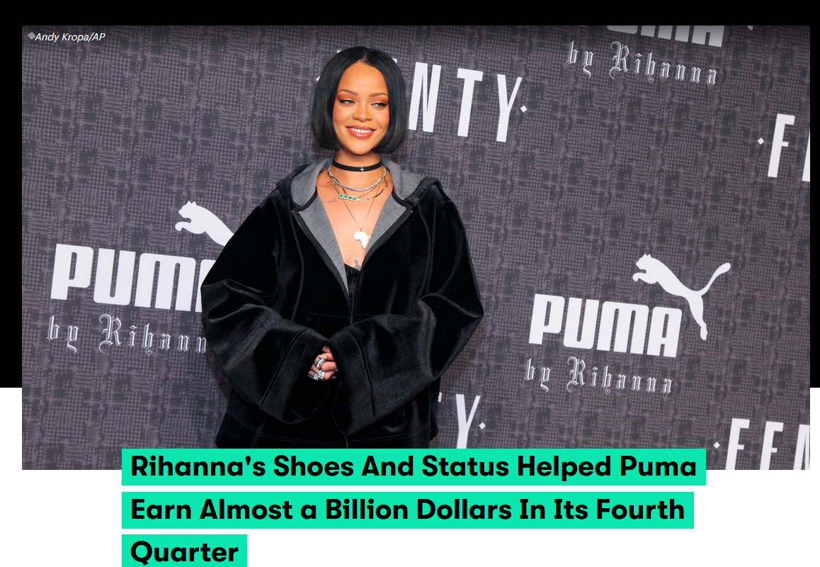 Rihanna helped save PUMA | Lipstick Alley