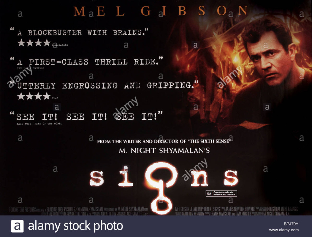 mel gibson film poster signs 2002 BPJ79 Y — Postimages