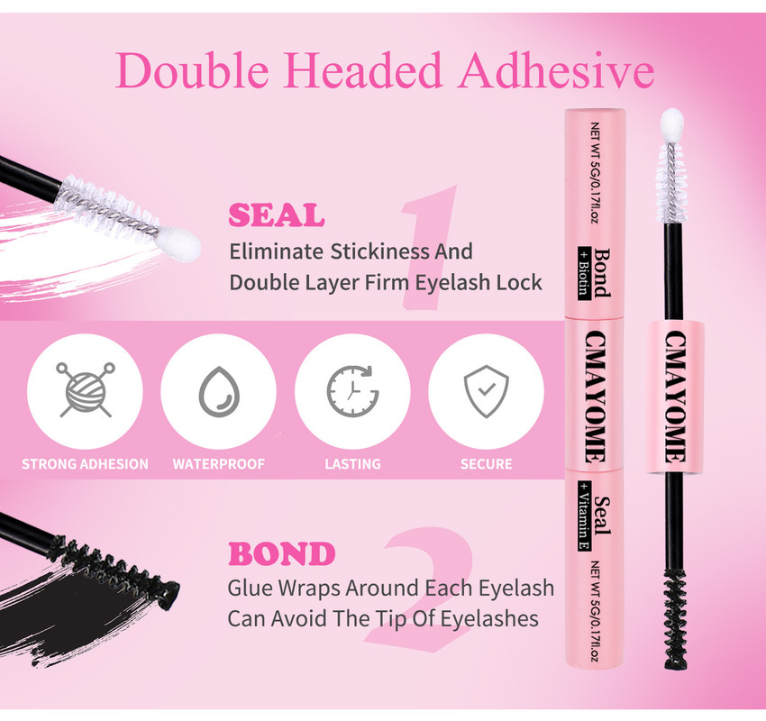 Set de extensii de gene individuale, 640 buc, 30D 40D 50D, 9-16mm, KIT ...