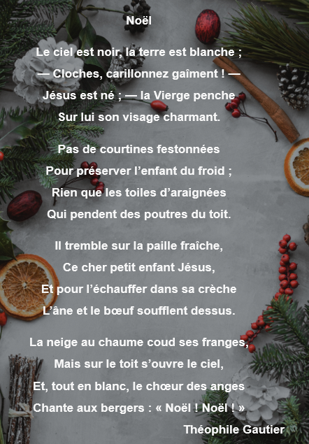 6 poèmes de Noël - Twinkl