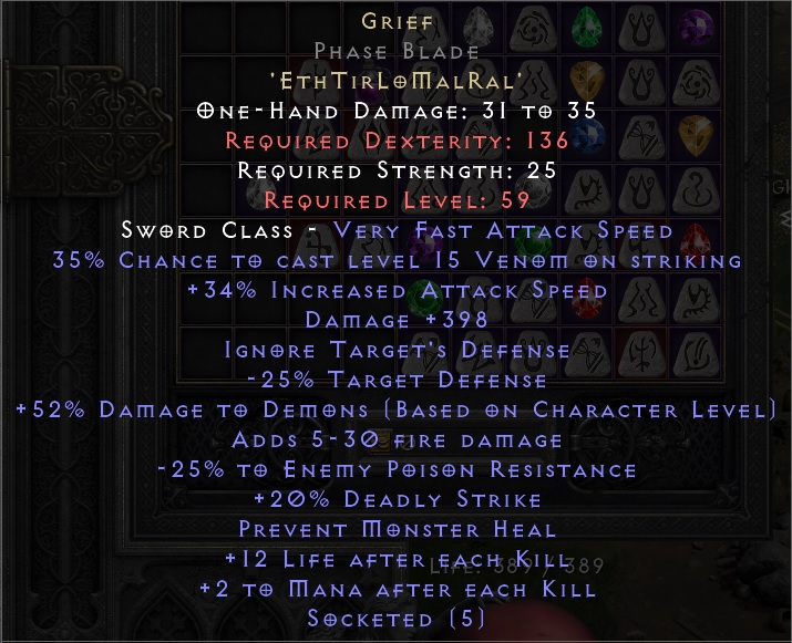 Astonishing Grief Phase Blade Ft - Topic - d2jsp